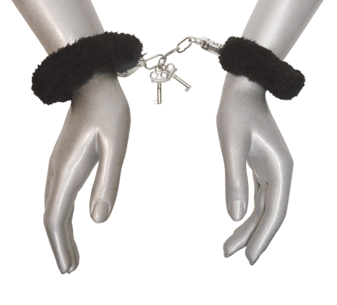 Fur Handcuffs - Black – XR Brands