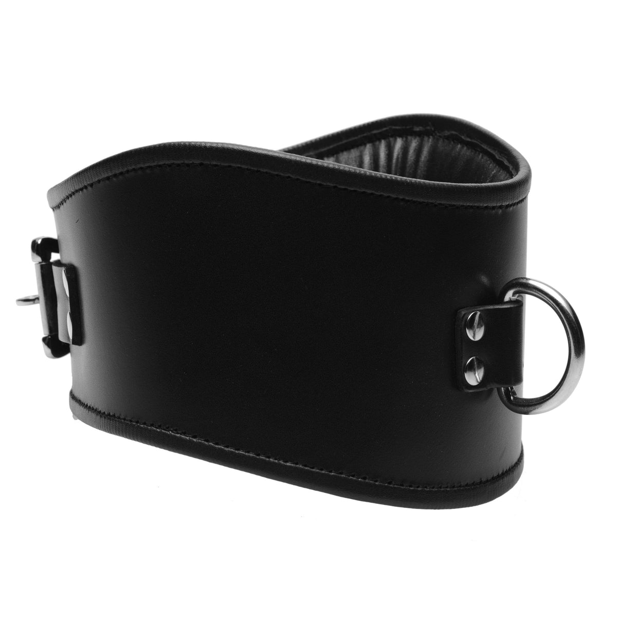 Padded Leather Locking Posture Collar – XR Brands